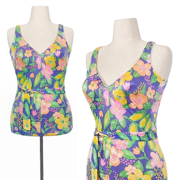 California Poppy | Swim | 97s Vintage Swimsuit 70s One Piece Bathing ...